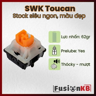 SWK Toucan | Linear Switch | Thocky Switch | Swagkeys | SWK Switch ...