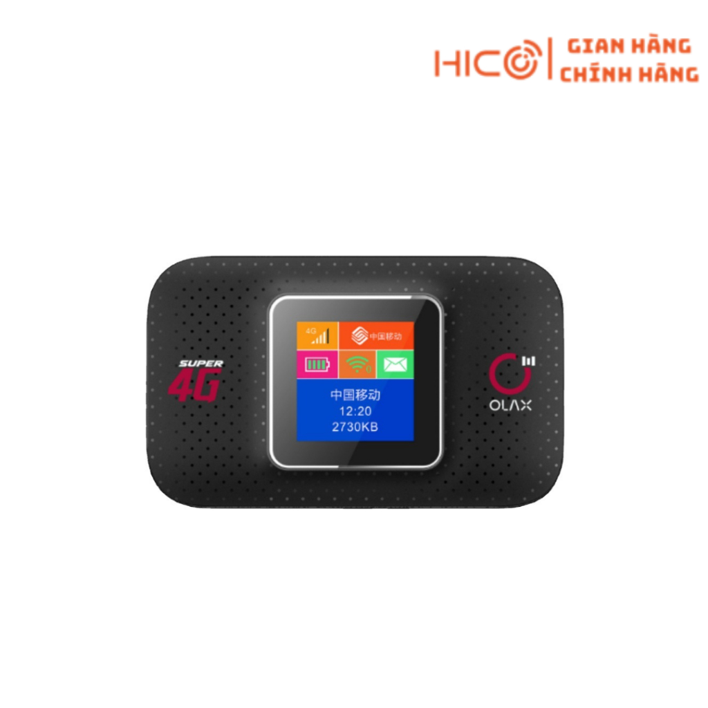 [HICO-HCM Bộ Phát Wifi 4G LTE OLAX MF982 Màn Hình LCD Tốc Độ 150Mpbs Pin 3000mAh – Hàng Chính ...