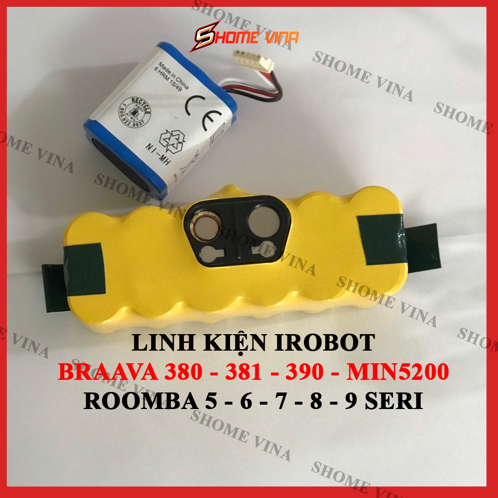 Pin robot hút bụi Irobot Roomba, Braava | Shopee Việt Nam