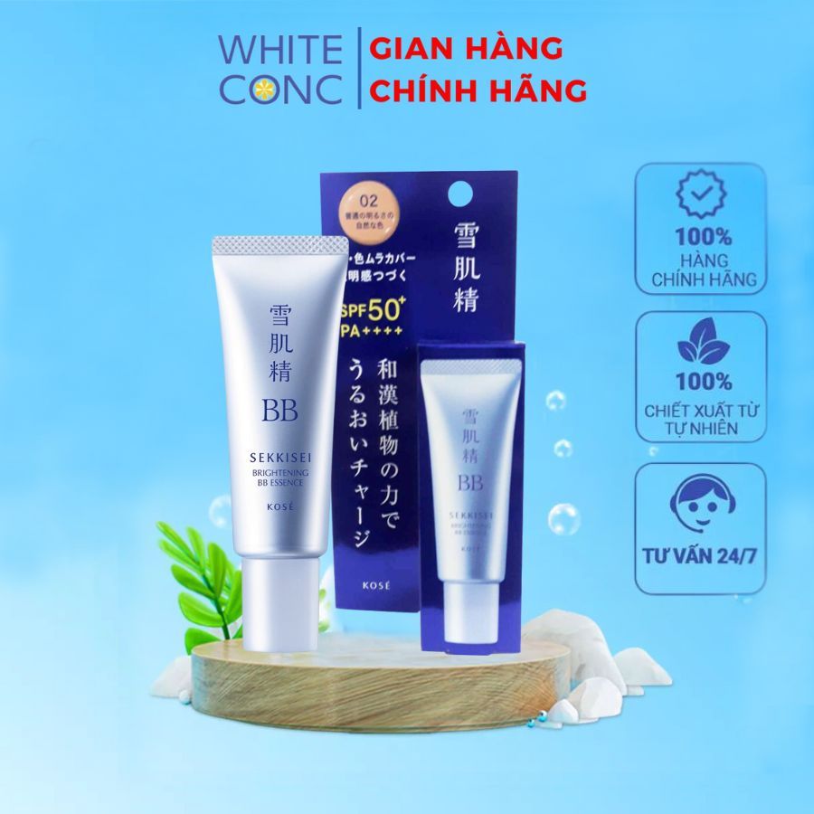 Kem trang điểm Kose Sekkisei Brightening BB Essence SPF50+ PA++++ 30g | Shopee Việt Nam