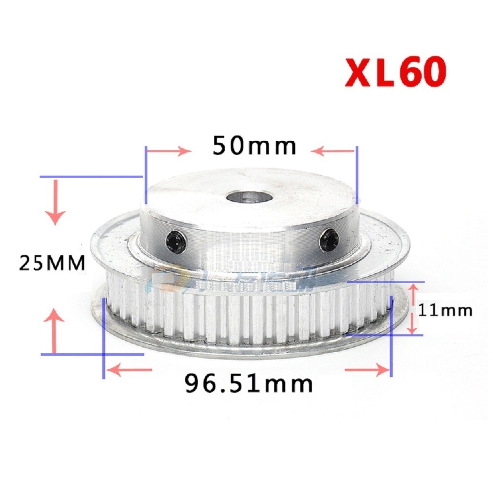 Puly XL60 răng / Nhông XL60 răng nhiều kích thước lỗ trục ( XL 60 ...