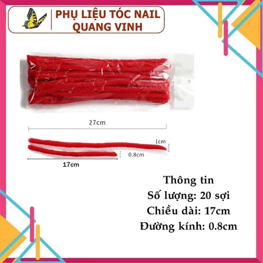 Kẽm nhung uốn tóc sợi to uốn sợi Kẽm Ruffled ( Rối Phồng bịch ) | Shopee Việt Nam