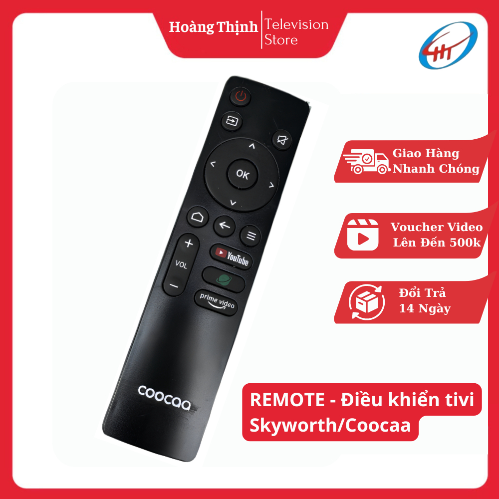 (Tặng kèm quà) REMOTE - Điều khiển tivi đa năng COOCAA - Dùng chung tivi Skyworth/Coocaa ...