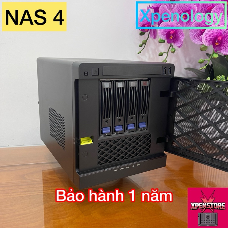 NAS 4 bay MS04 Xpenology lưu trữ mạng DSM 7.2.1 mới nhất | Shopee Việt Nam