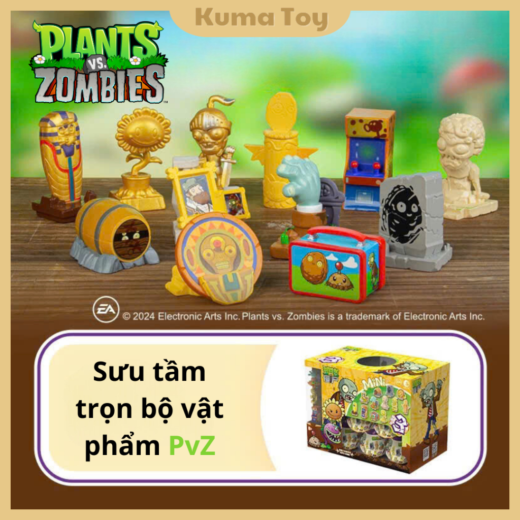 [Blindbox] Mô hình vật phẩm Plant and Zombie đồ chơi hộp mù trang trí ...