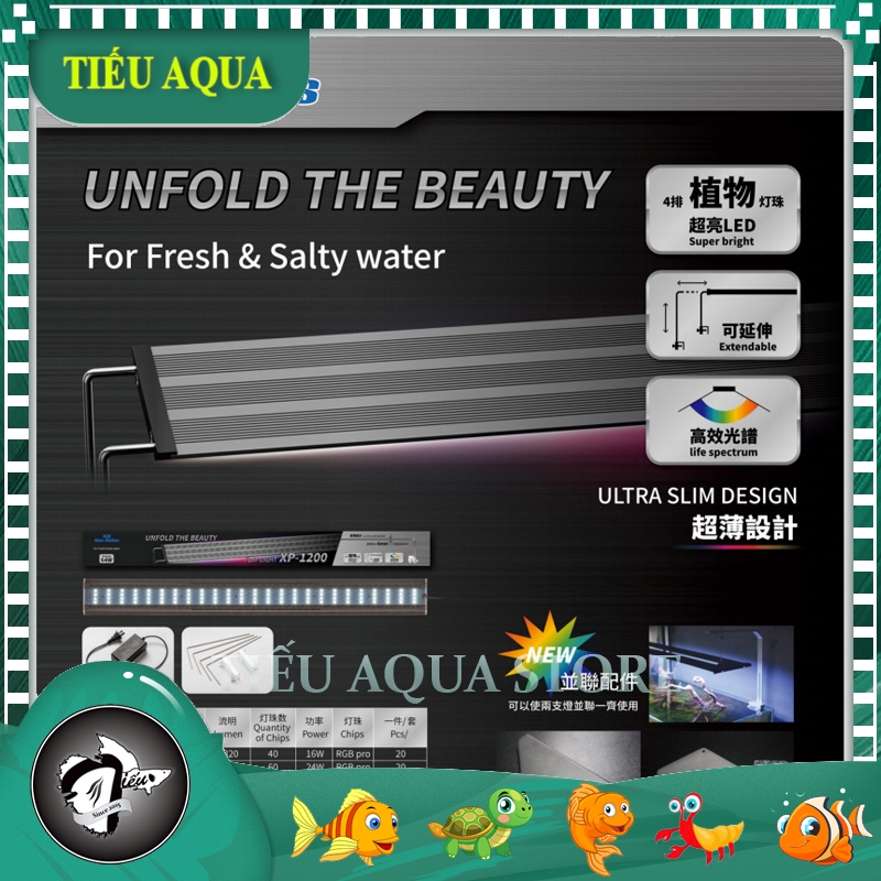 [HỎA TỐC] Đèn Hồ Cá RGB Neo-Helios Flat Light Solar XP-300 XP-450 XP ...