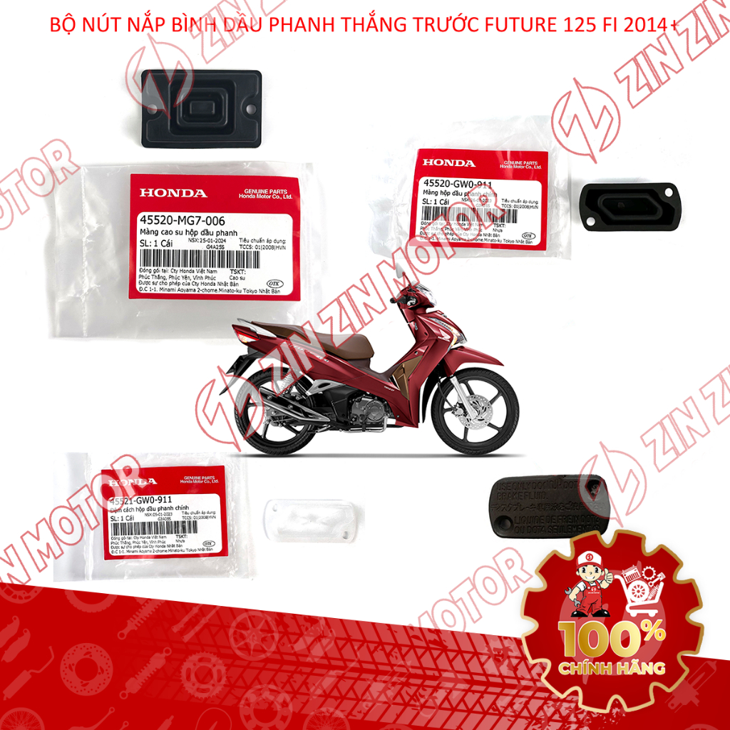 Bộ Nắp Bình Dầu Phanh Thắng Trước Future 125 Fi Led, Future 125 / X / Neo / 2 43513-KBP-881 ...
