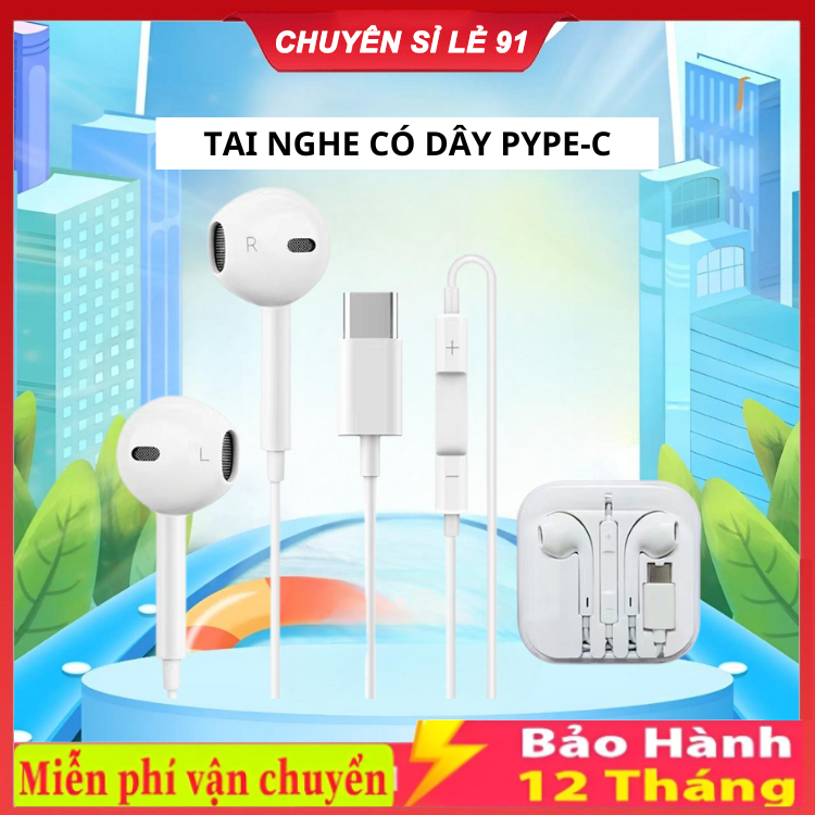 Tai nghe có dây chân Type c nhét tai, tai phone android nhét tai, Hàng ...