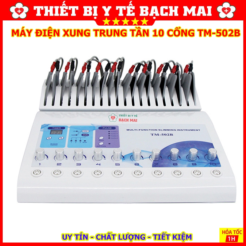 MÁY ĐIỆN XUNG 10 CỔNG TM-502B - MÁY TRUNG TẦN XUNG ĐIỆN TRỊ LIỆU TM502B | Shopee Việt Nam