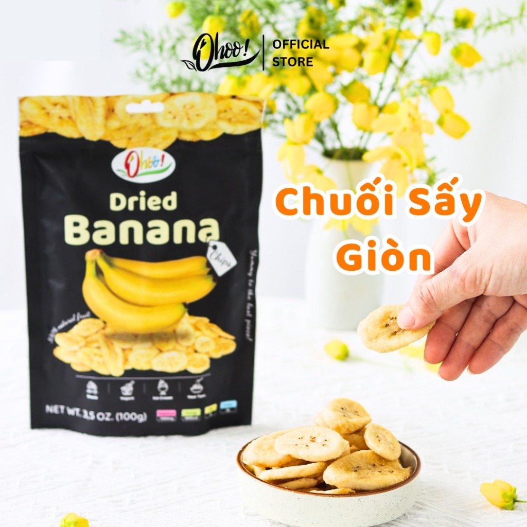 Chuối sấy giòn Ohoo Foods | Shopee Việt Nam