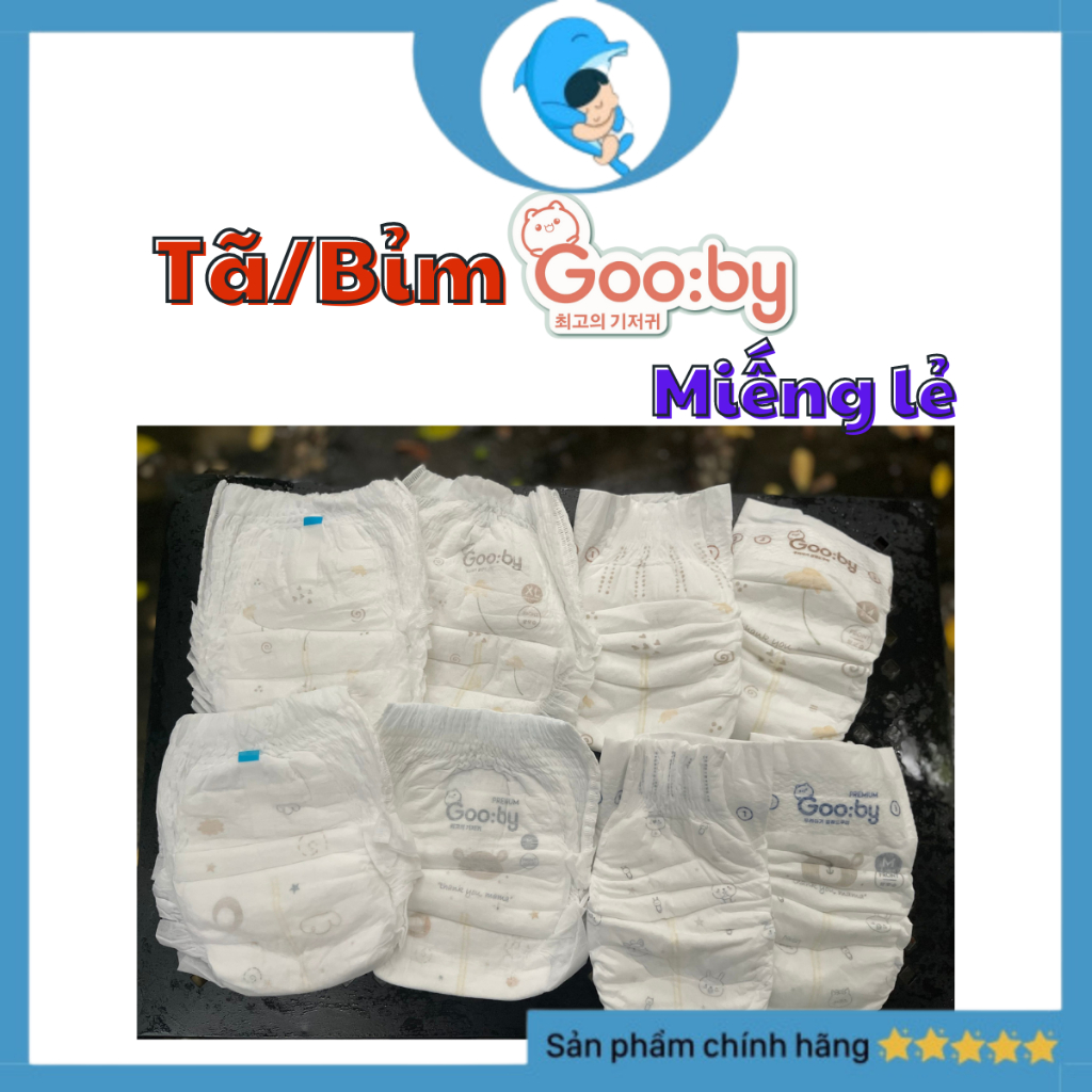 [SP có voucher Live X](Miếng lẻ)Tã/bỉm dán/quần Gooby Extra, Gooby ...