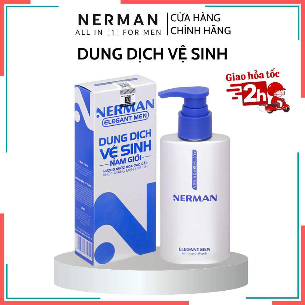 Dung Dịch Vệ Sinh Nam Giới Nerman Elegant Men Intimate Wash Hương Nước ...