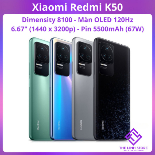 Điện thoại Xiaomi Redmi K50 - Dimensity 8100 màn OLED 120Hz | Shopee Việt Nam