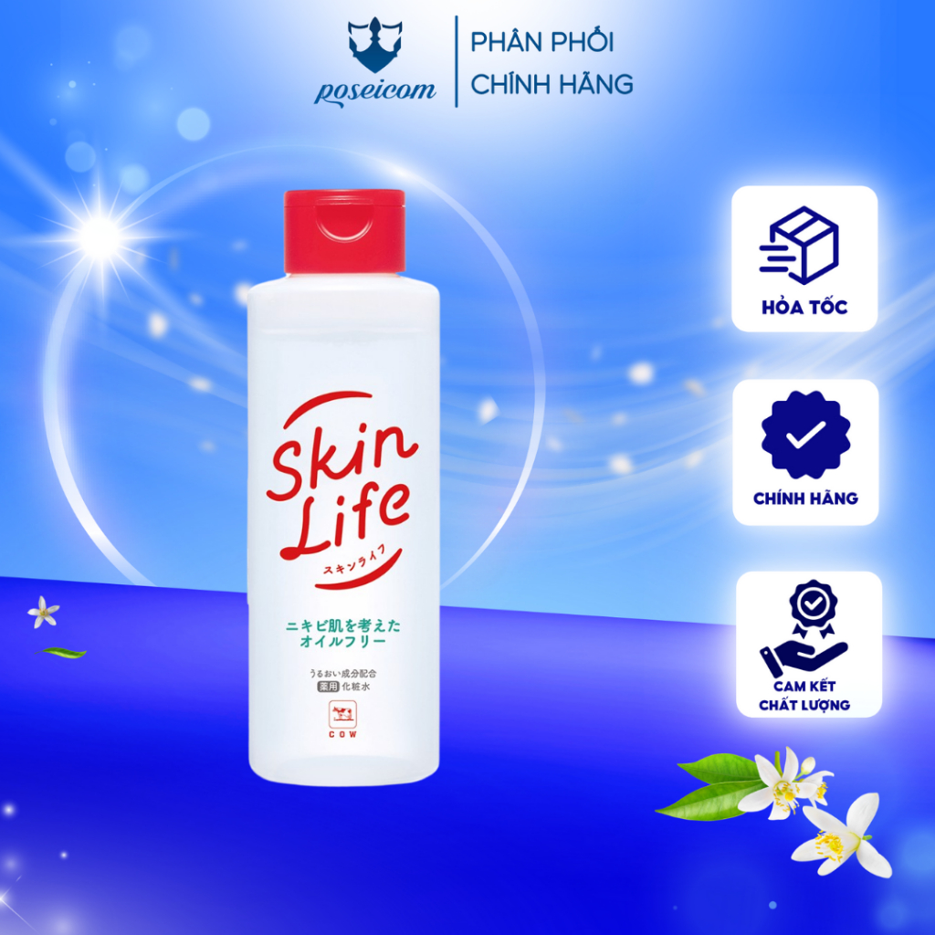 Nước Hoa Hồng Ngăn Ngừa Mụn Cow Skinlife Face Lotion chai 150ml ...