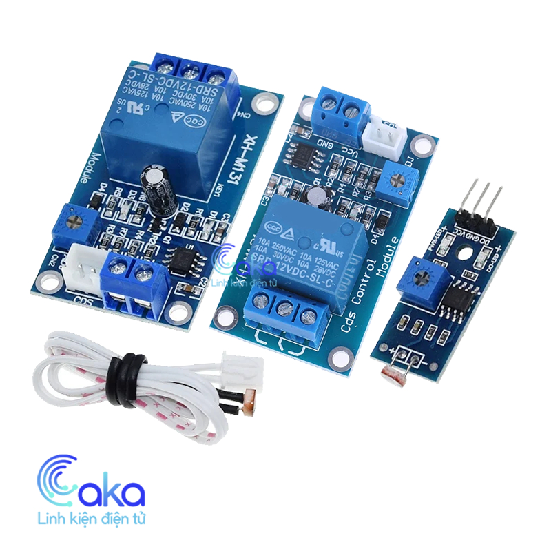 Module công tắc cảm biến ánh sáng có Relay 5V 12V XH-M131 (Bật tắt ...