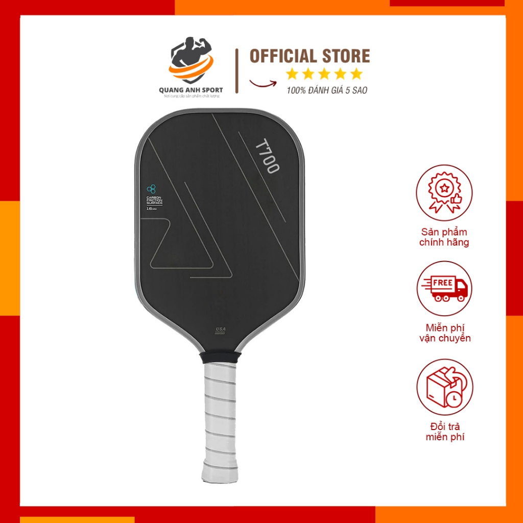 Vợt Pickleball Carbon T700 Cao Cấp Mặt Nhám Tặng Kèm 2 Quả Bóng Tiêu Chuẩn | Shopee Việt Nam