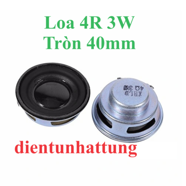 LOA 4R 3W TRÒN 40MM + 8R 1W – 5CM LOA MÀNG RUNG MINI | Shopee Việt Nam