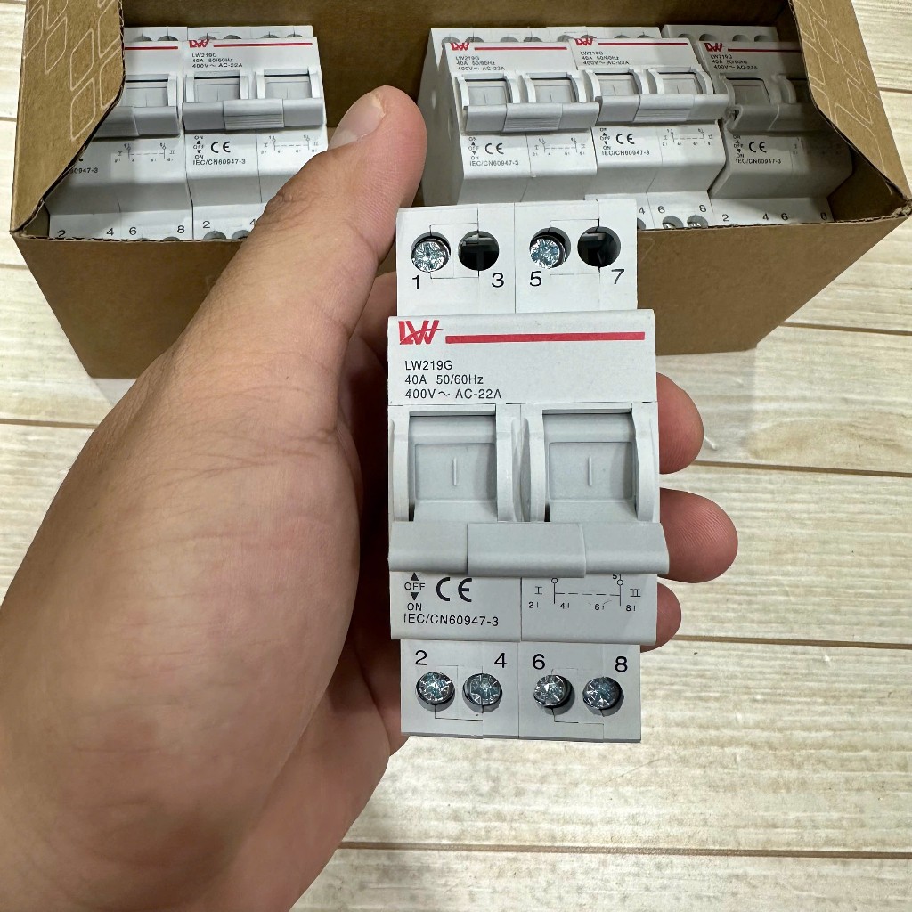 CB đảo chiều 2 pha - Aptomat đảo chiều ( cầu dao đảo chiều ) Chính Hãng LW 63A | Shopee Việt Nam