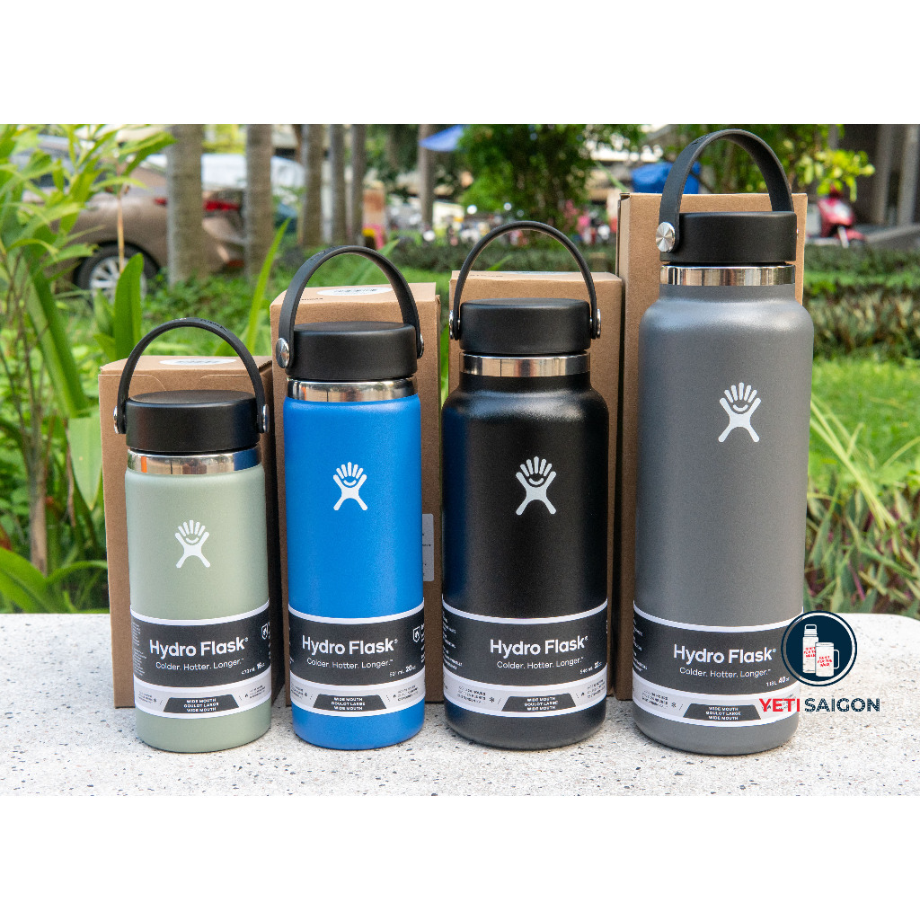 [YETI SAIGON] Bình Giữ Nhiệt Cao Cấp HYDRO FLASK Wide Flex Cap Chính ...