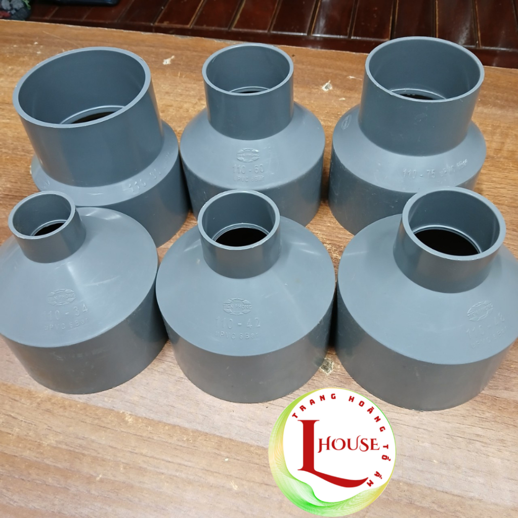 Côn thu/Chuyển bậc/Đầu nối chuyển bậc nhựa PVC Tiền Phong 110 trở xuống ...