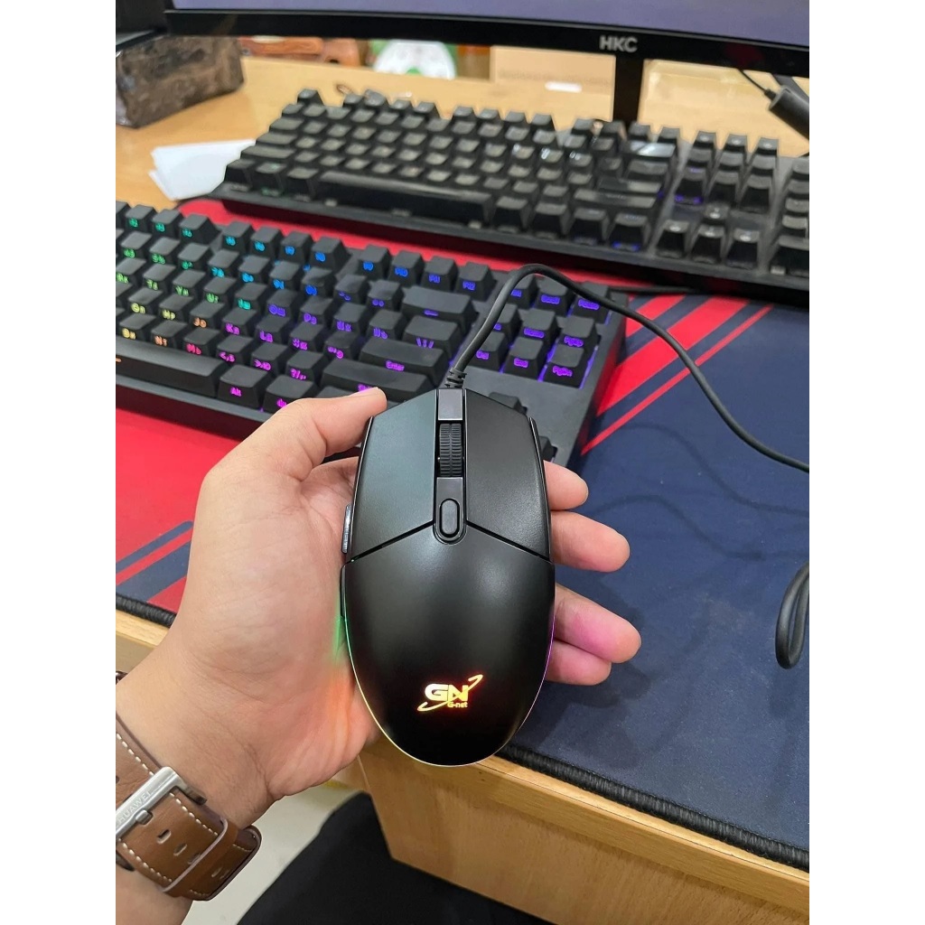 Chuột Gaming Gnet GM102, GM103 hàng hãng thanh lý còn đẹp, Led RGB ...