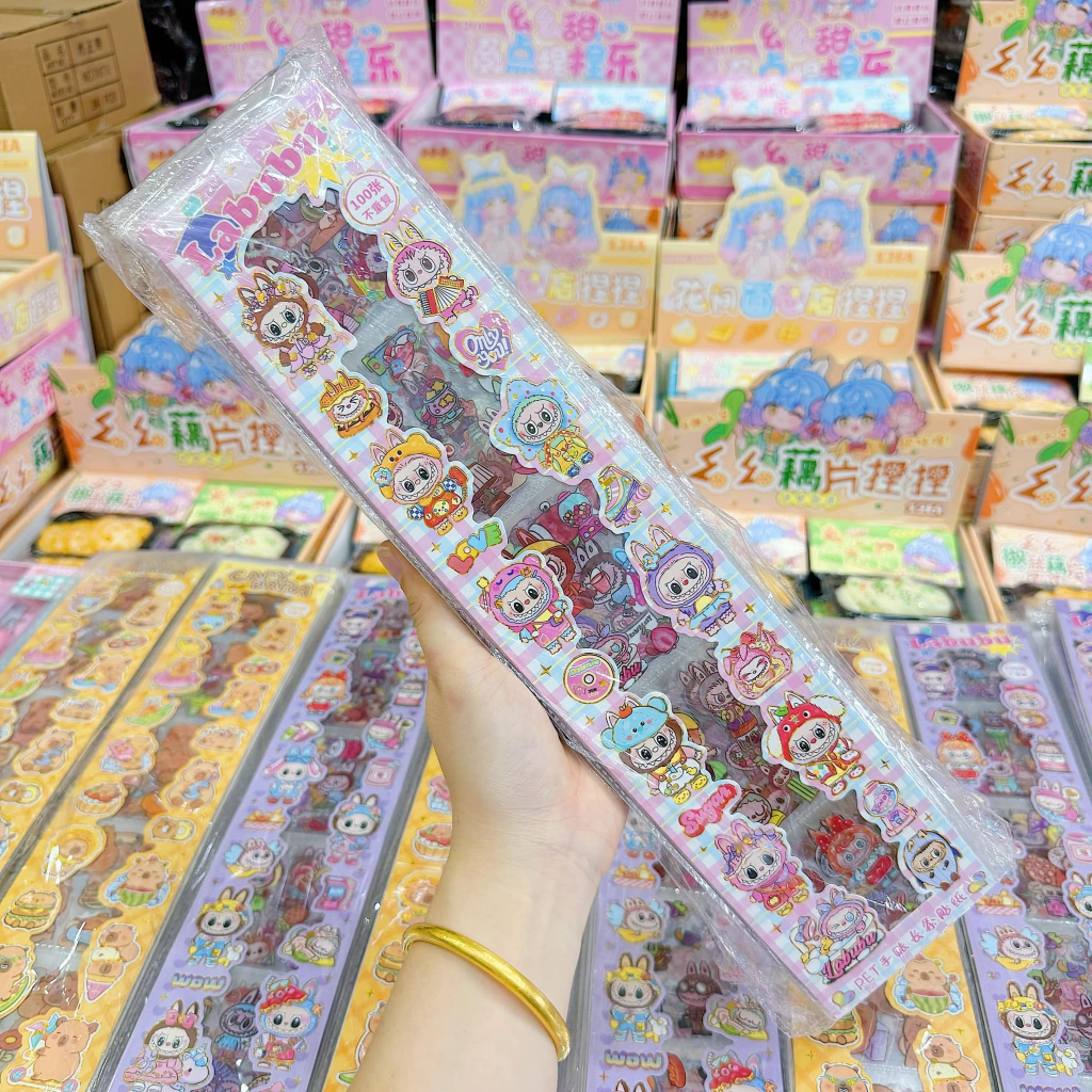 31. Set 19-20 tấm Sticker Labuu/Capy bara | Shopee Việt Nam