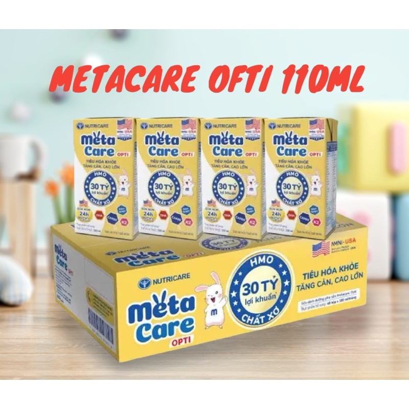 [Hàng công ty] Thùng 48 hộp METACARE OPTI 110ML-NutriCare | Shopee Việt Nam