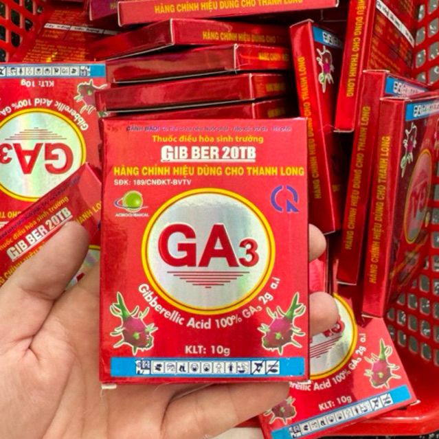 GA3 20TB VIÊN 10gr chuyên dùng cho thanh long - GA3 ĐỎ | Shopee Việt Nam