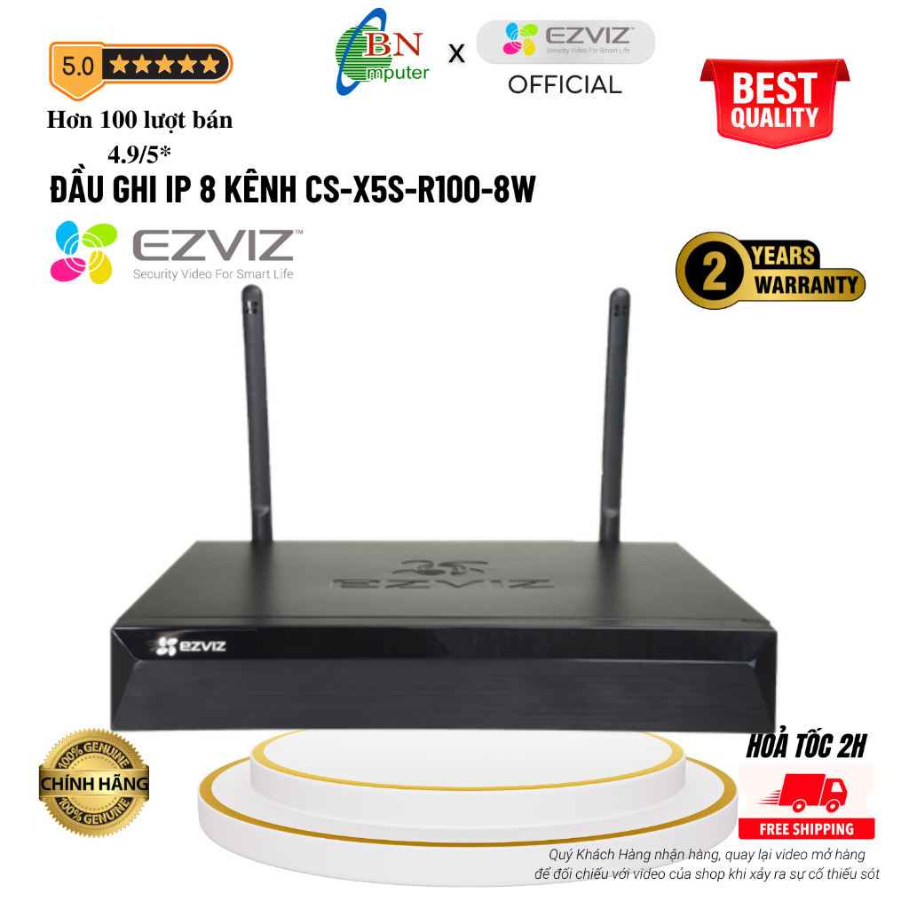 Đầu ghi hình IP CS-X5S-R100-8W 8 kênh, CS-X5S-R100-4W 4 kênh, chính ...