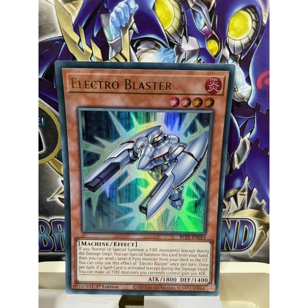 Thẻ bài Electro Blaster - BLTR-EN024 - Ultra Rare 1st Edition | Shopee ...