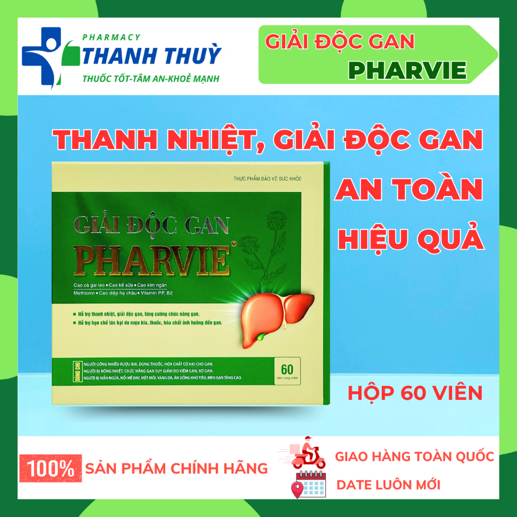 Viên Giải Độc Gan Pharvie – Giải Pháp Từ Thiên Nhiên Cho Gan Khỏe Mạnh ...