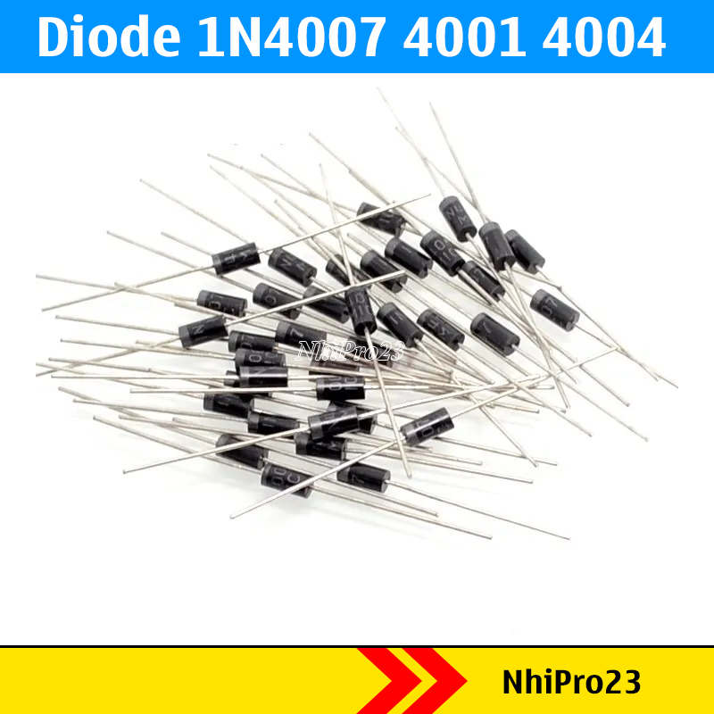 Gói 10 - Đi ốt - Diode - 1N4007 4007 1N4001 1N4004 1A 1000V DIP ...