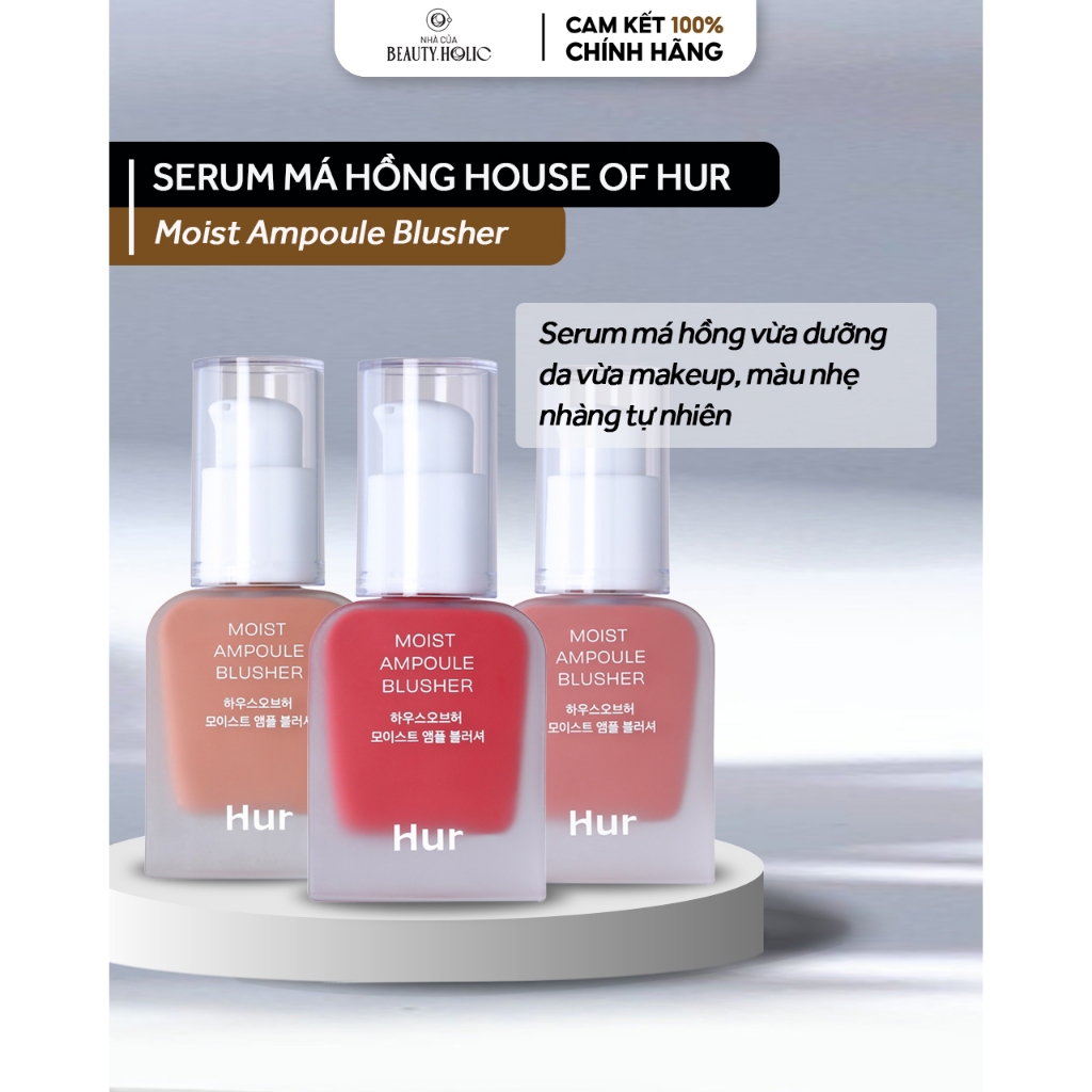 Tinh chất má hồng kem HOUSE OF HUR MOIST AMPOULE BLUSHER | Shopee Việt Nam