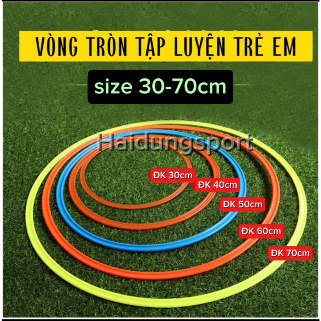 Vòng nhựa - vòng Thể dục Thể thao size 30-70cm (có thể dùng thay giáo cụ dạy học) | Shopee Việt Nam