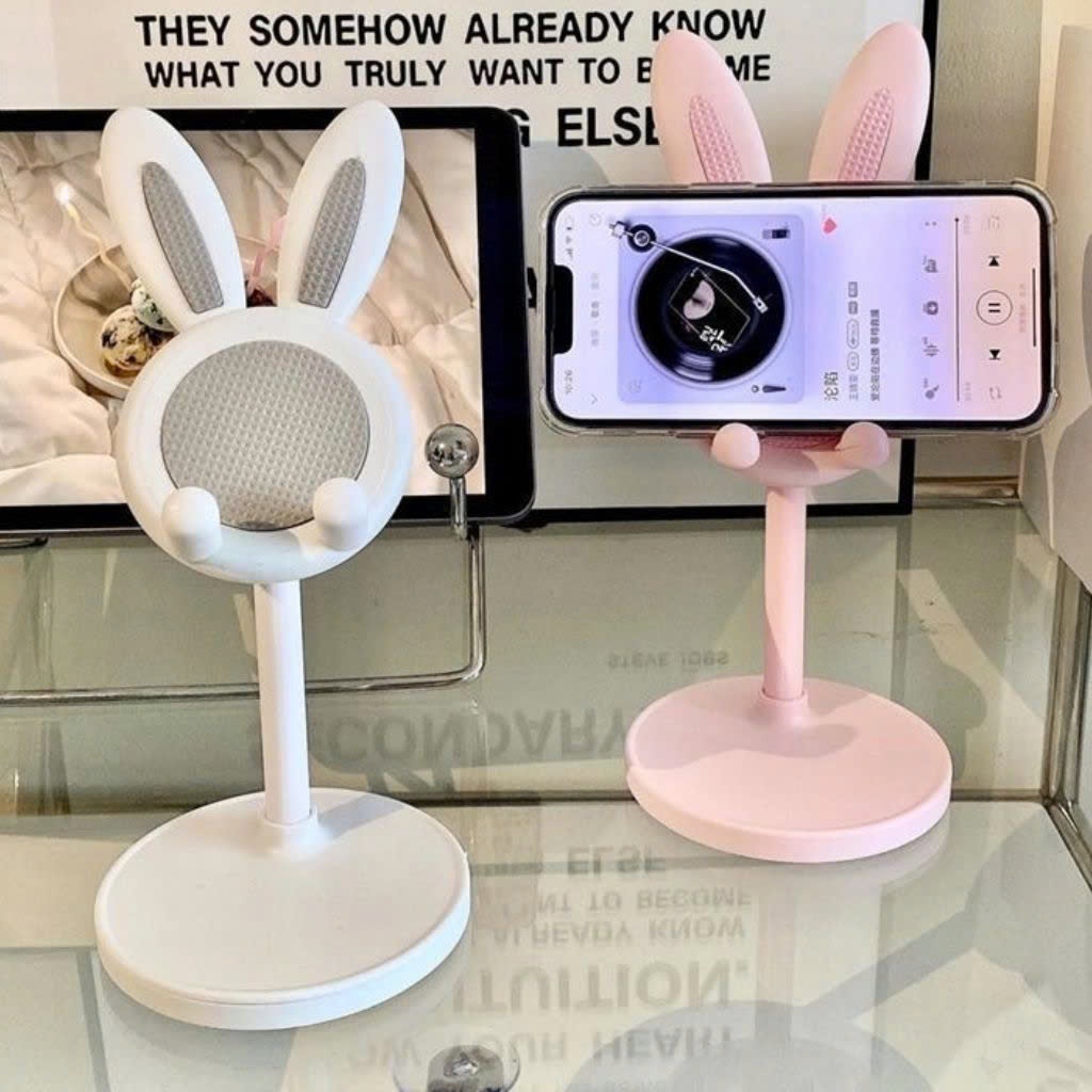 Giá đỡ điện thoại ipad để bàn hình thỏ thiết kế cao su chống trơn trượt ...