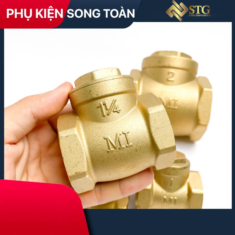 Van 1 Chiều Lá Đồng & Luppe Lá Lật Chốt Khóa Dòng Chảy - Bằng Đồng Thau ...
