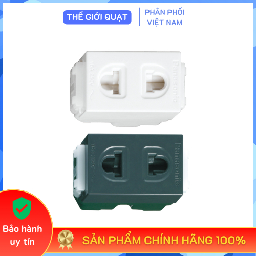[HỎA TỐC] Ổ cắm đơn Panasonic WEV-1081SW Wide công suất 16A, cắm nhanh ...