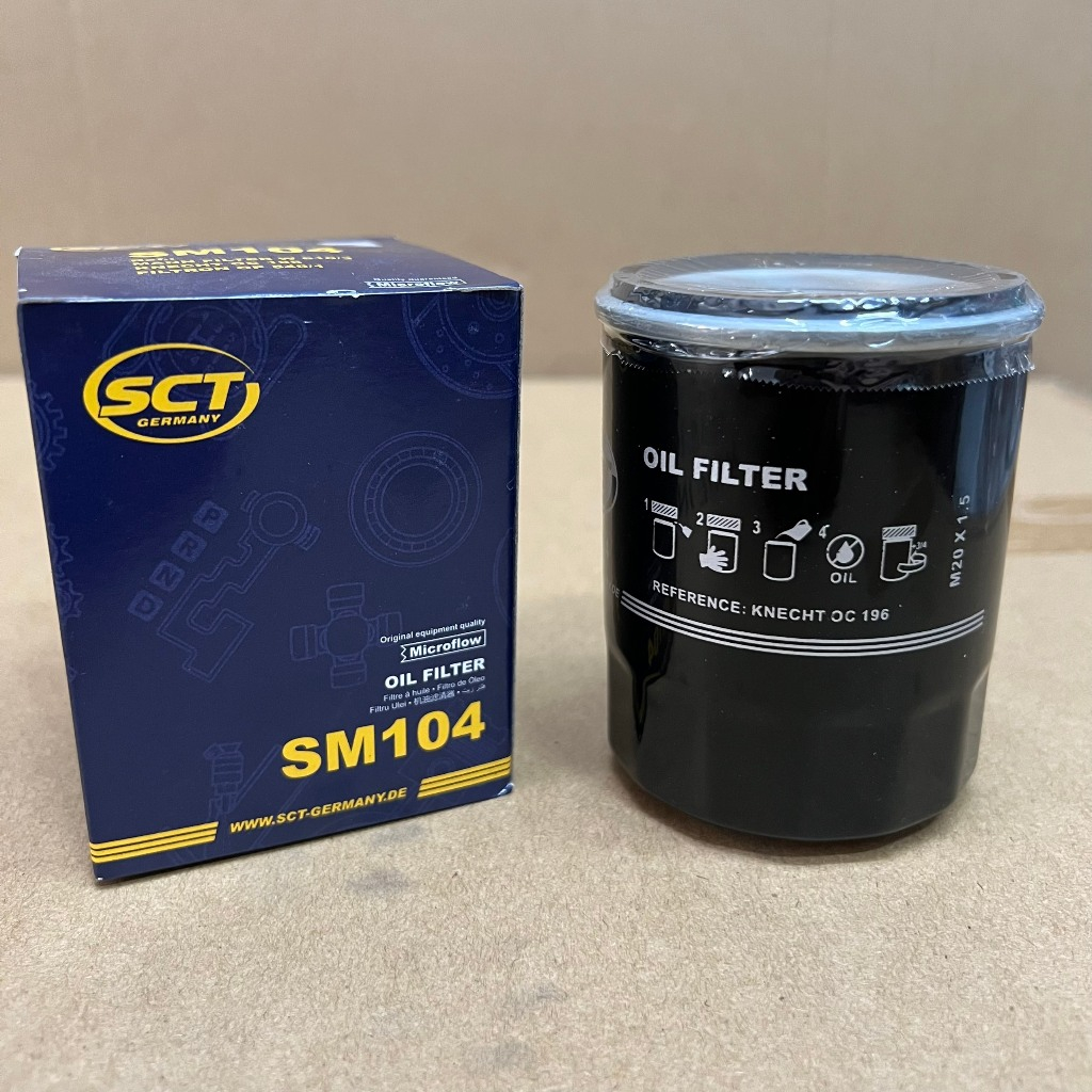 Lọc Nhớt Động Cơ ( Lỗi Sắt ) SCT-GERMANY SM104 Dành Cho Xe Honda Accord, Civic, CR-V, HR-V, Jazz ...