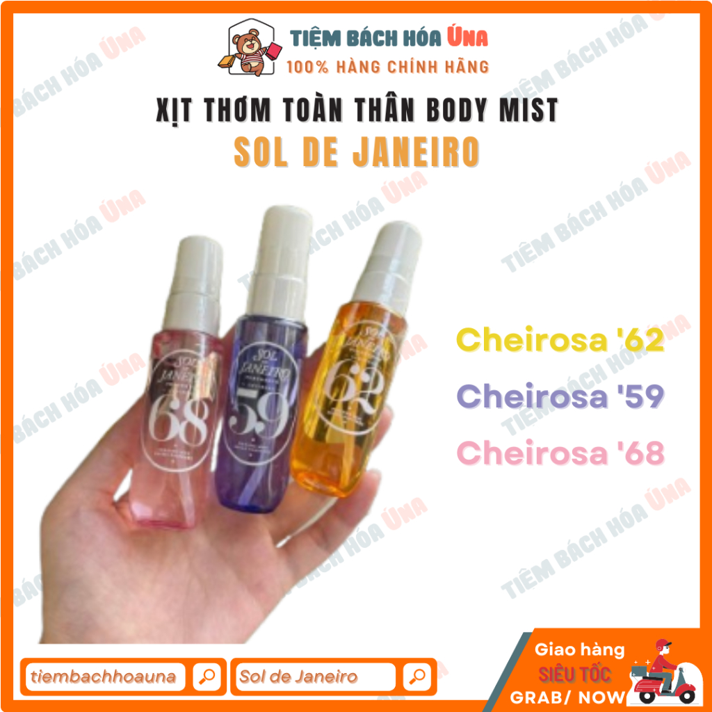 Xịt thơm tóc và body Sol de Janeiro Brazilian Crush Cheirosa Hair ...