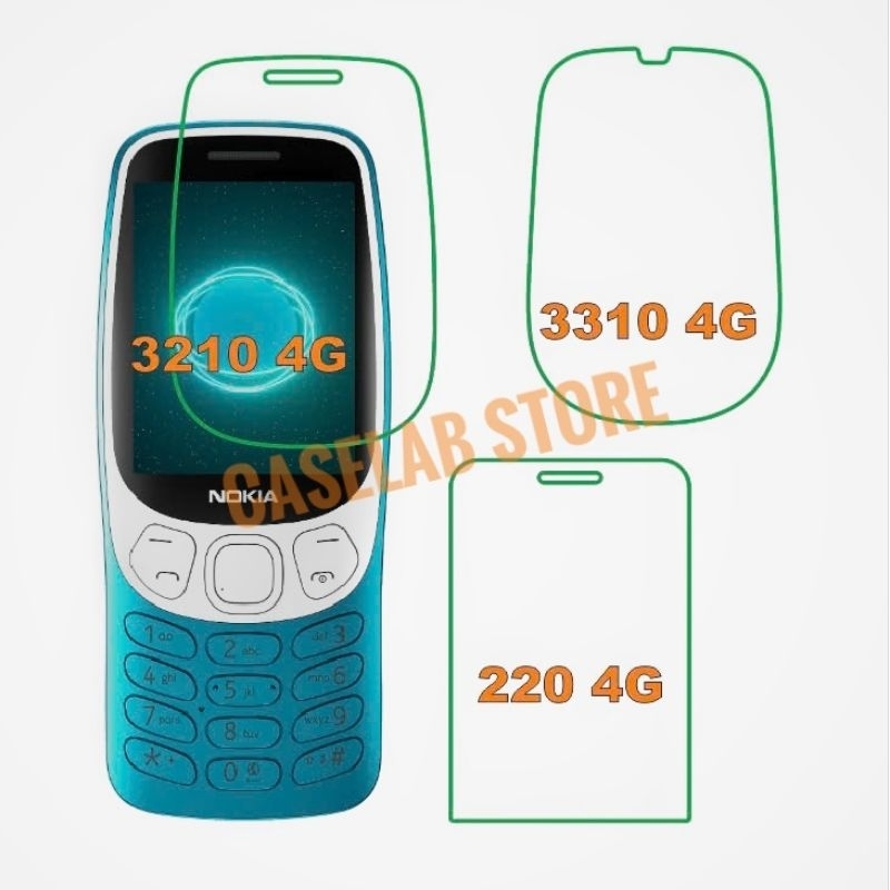 Dán màn hình PPF CASELAB cho NOKIA 3210 4G (2024), 3310 (2017), 8210 4G ...