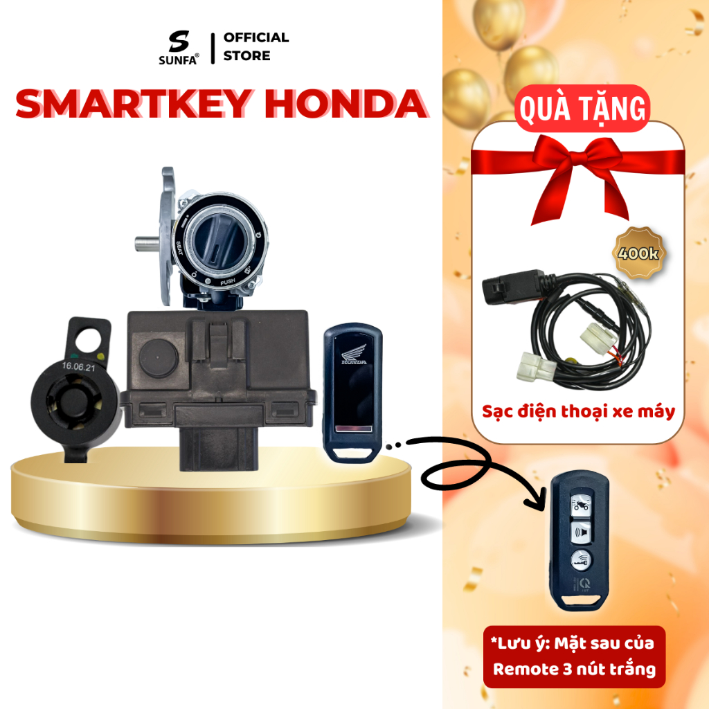 Smartkey Honda (K01/K35/K29) - Dành cho xe Exciter 150, Sirius Fi ...