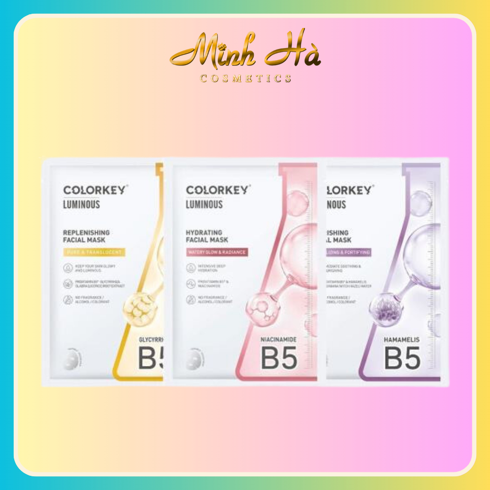 Mặt Nạ Colorkey Luminous Replenishing Facial Mask 25ml các loại dưỡng ...