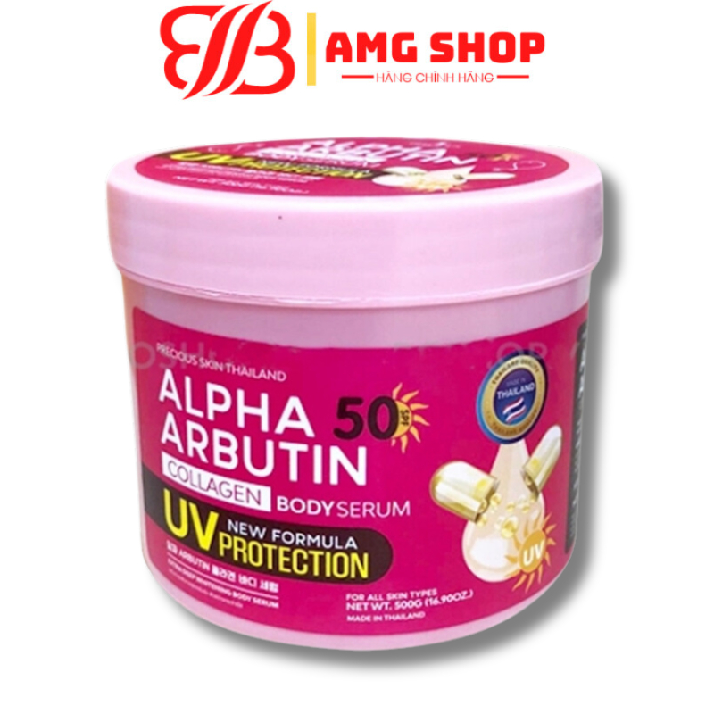 Kem Dưỡng Trắng Da Alpha Arbutin Collagen Body Serum 500G, Kem Chống Nắng Trắng Da SPF50 ...