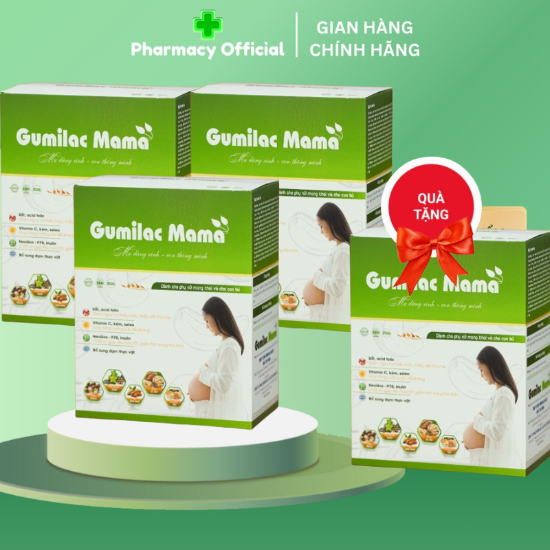 Sữa Hạt Gumilac Mama Hộp Giấy 400g - Mua 03 hộp 400g tặng 01 hộp ...