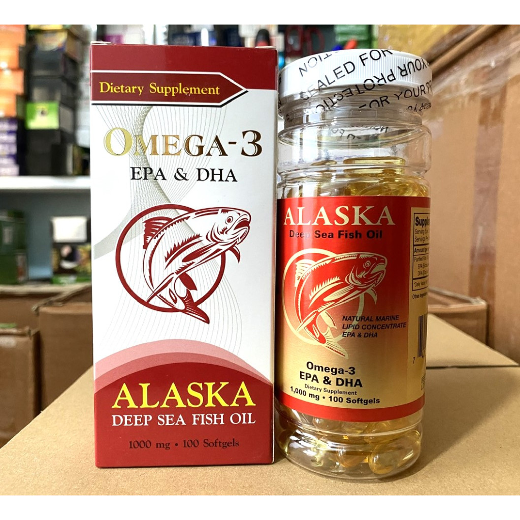 Alaska OMEGA 3 FPA DHA chứa dầu gấc, dầu cá, vitamin, giúp sáng mắt ...