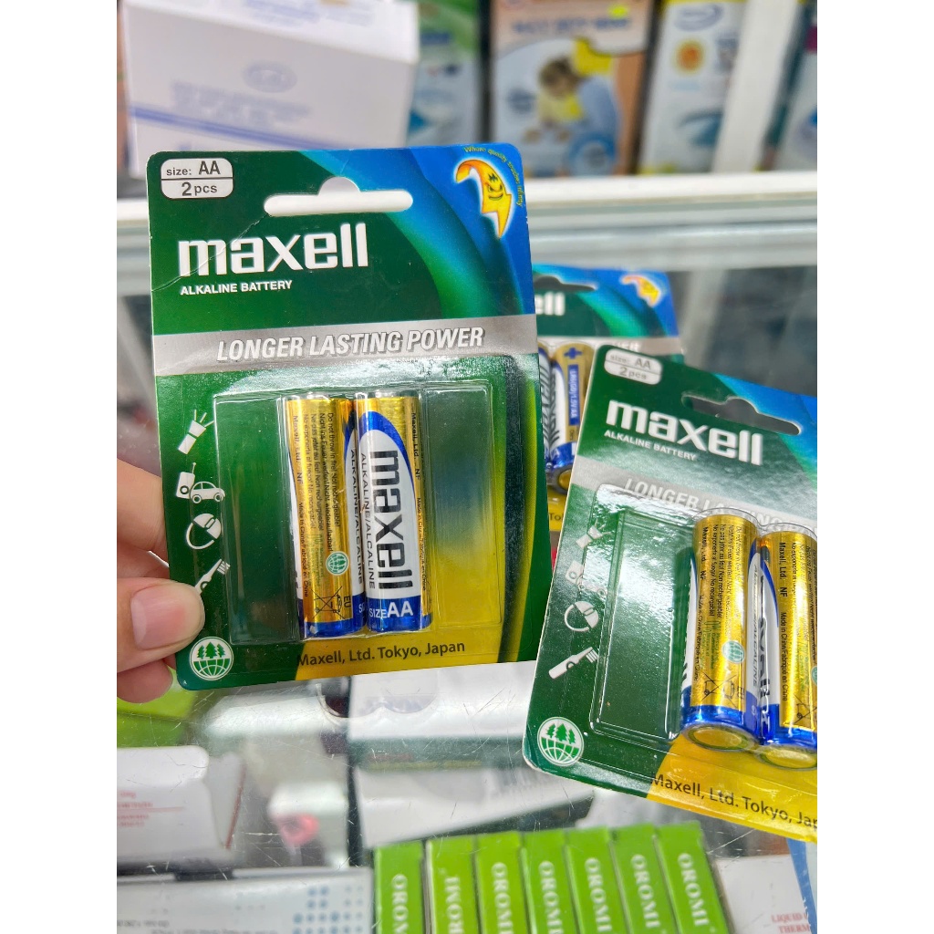 Pin AA, AAA Maxell ( vỉ 2 viên) | Shopee Việt Nam