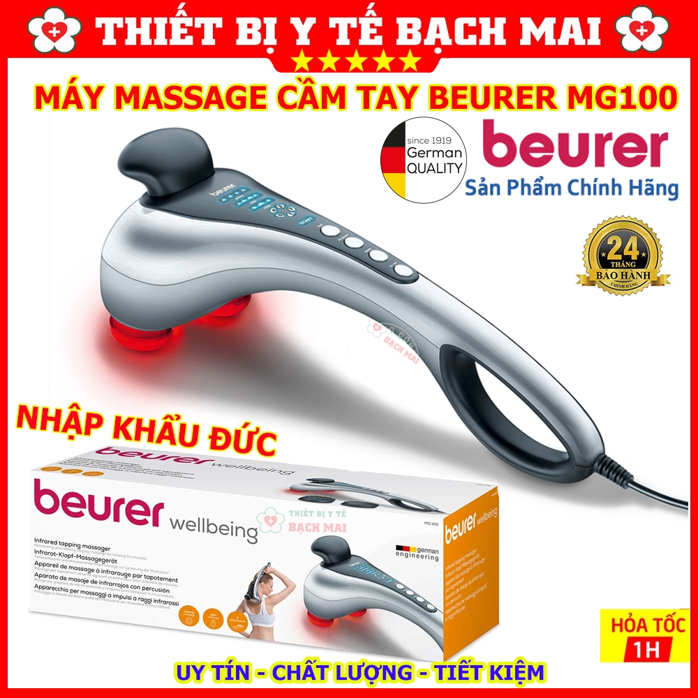 Máy Massage Cầm Tay Đa Năng Cao Cấp BEURER MG100 Nhập Khẩu Đức, Có Đèn Hồng Ngoại, Giảm Đau ...