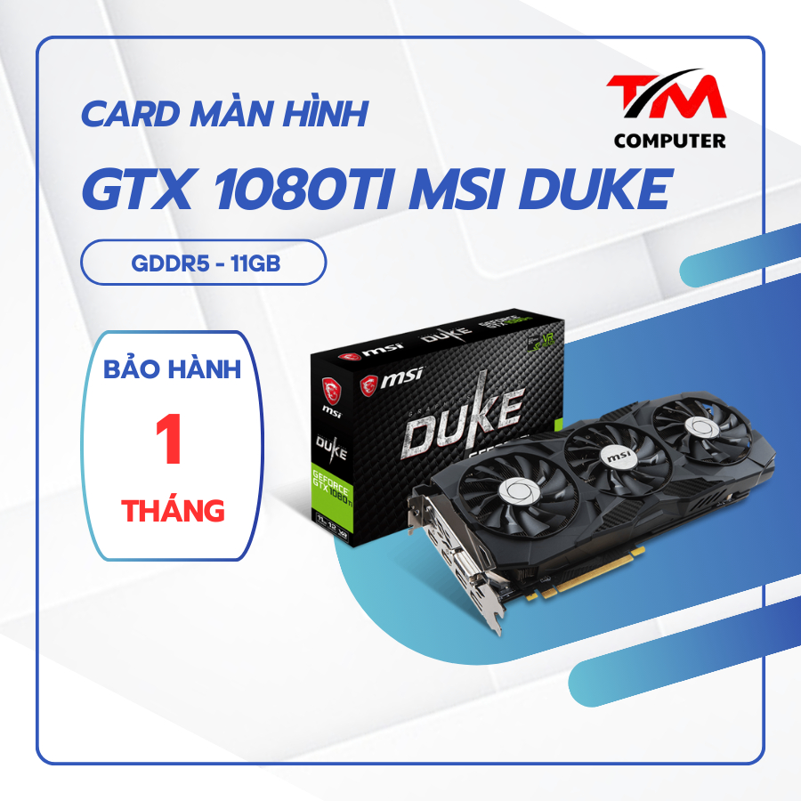 Card màn hình VGA 1080TI Msi Duke - Chính hãng | Shopee Việt Nam
