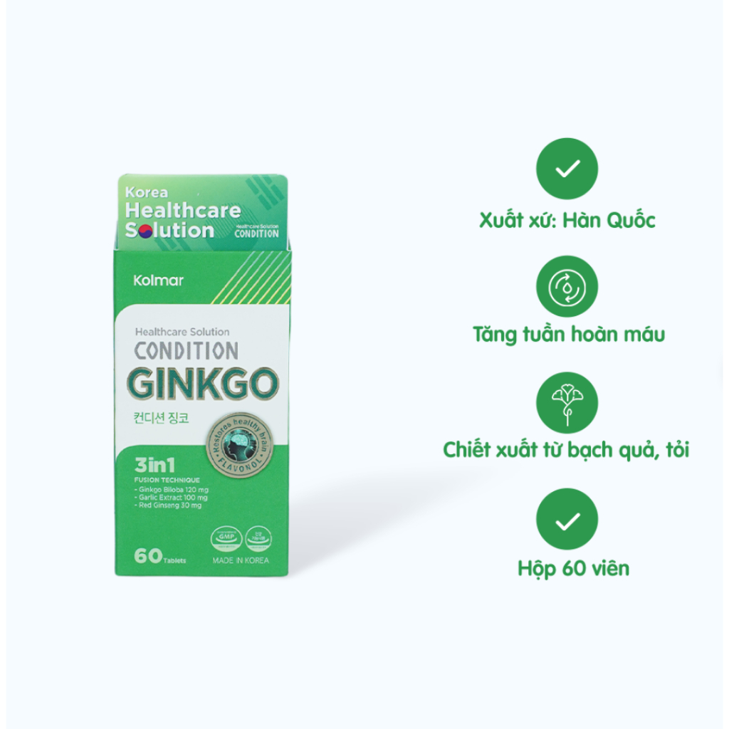 TPBVSK Condition Ginkgo (Hỗ trợ tuần hoàn máu não) | Shopee Việt Nam