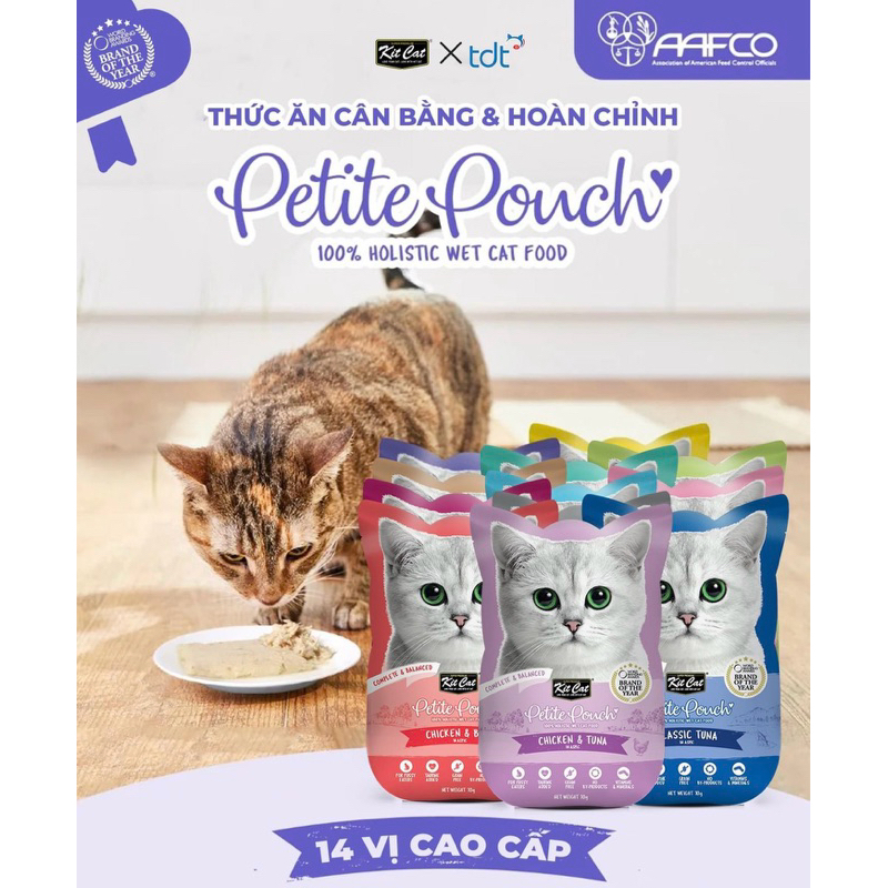 Pate KitCat Petite Pouch gói 70g cho mèo - Halopetshop | Shopee Việt Nam